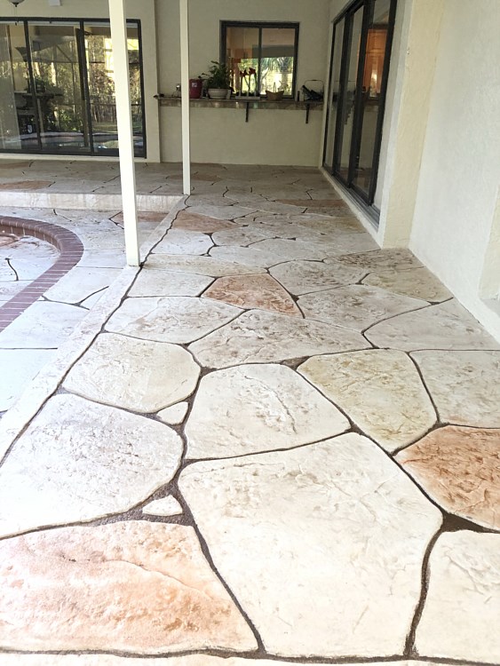 Stamped Concrete Overlays, Tampa, Wesley Chapel, Land O’ Lakes, FL