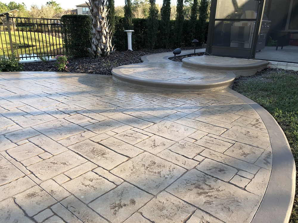 Stamped Concrete | Lutz, Tampa, Land O Lakes, Wesley Chapel, FL