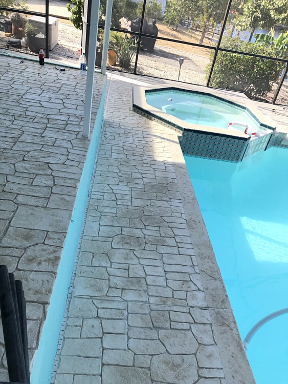 Stamped Concrete Overlays, Tampa, Wesley Chapel, Land O’ Lakes, FL