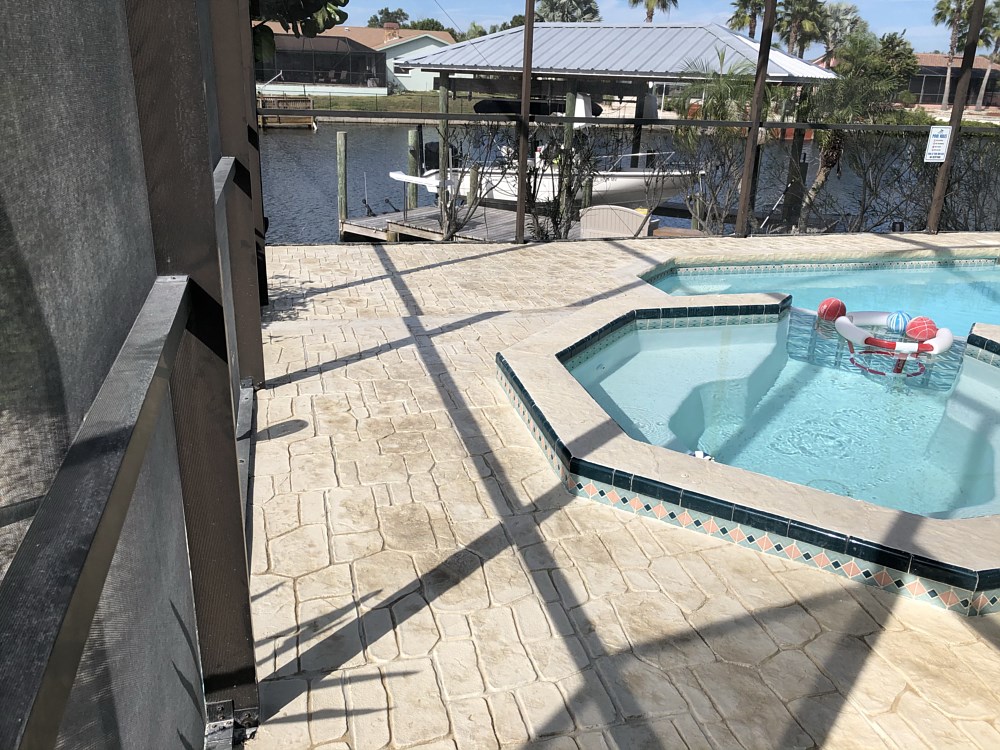 Stamped Concrete Overlays, Tampa, Wesley Chapel, Land O’ Lakes, FL
