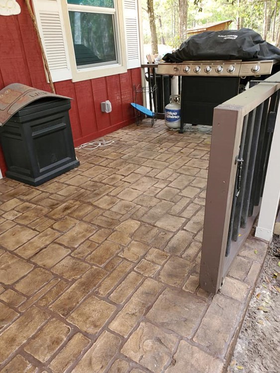 Stamped Concrete Overlays, Tampa, Wesley Chapel, Land O’ Lakes, FL